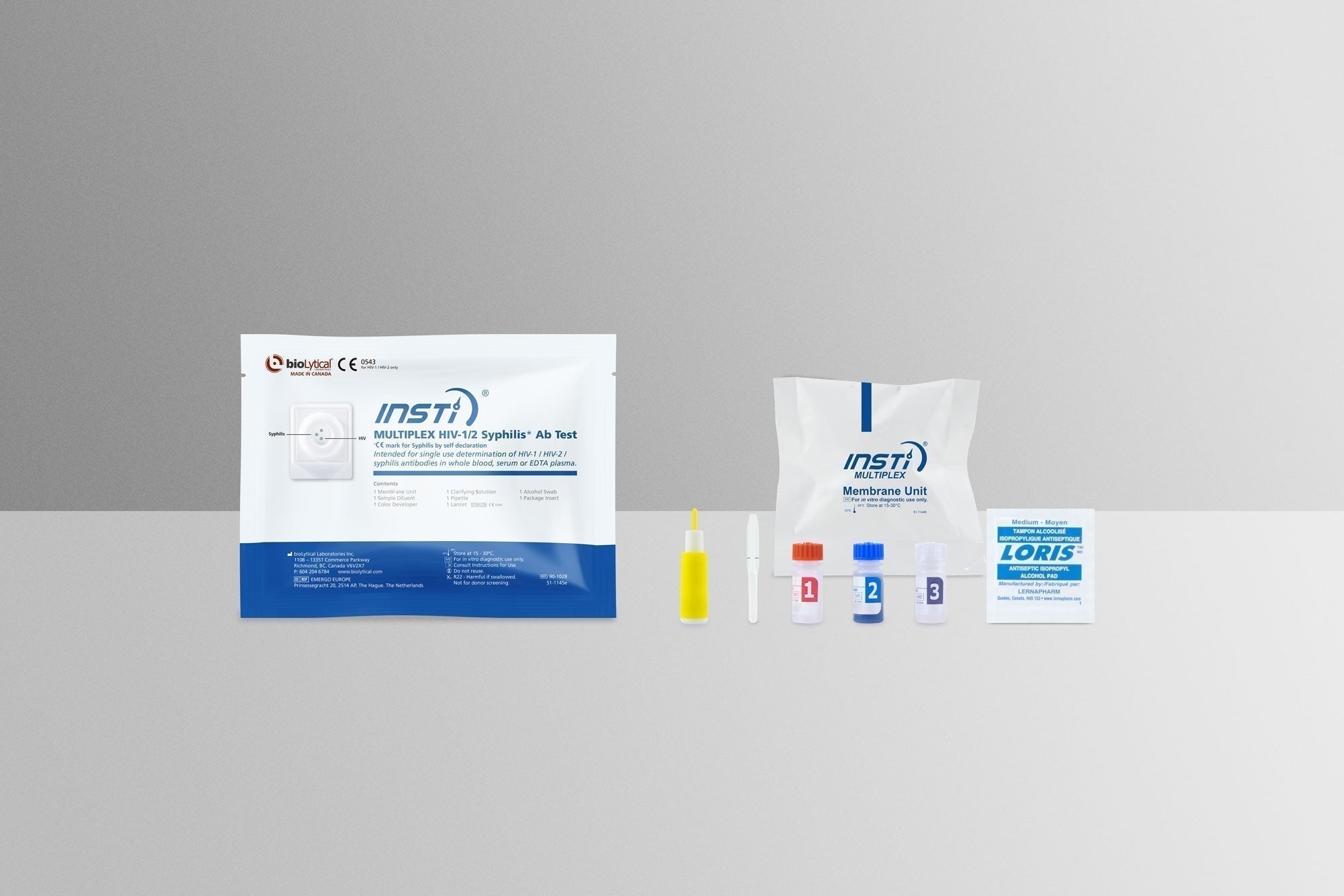 HIV and syphilis rapid test: CE-marked INSTI Multiplex for clinics and ...