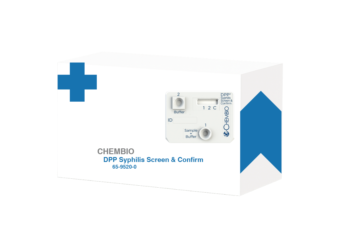 Chembio DPP Syphilis Test (20 pcs) Screen & Confirm – Nordic Tests ApS
