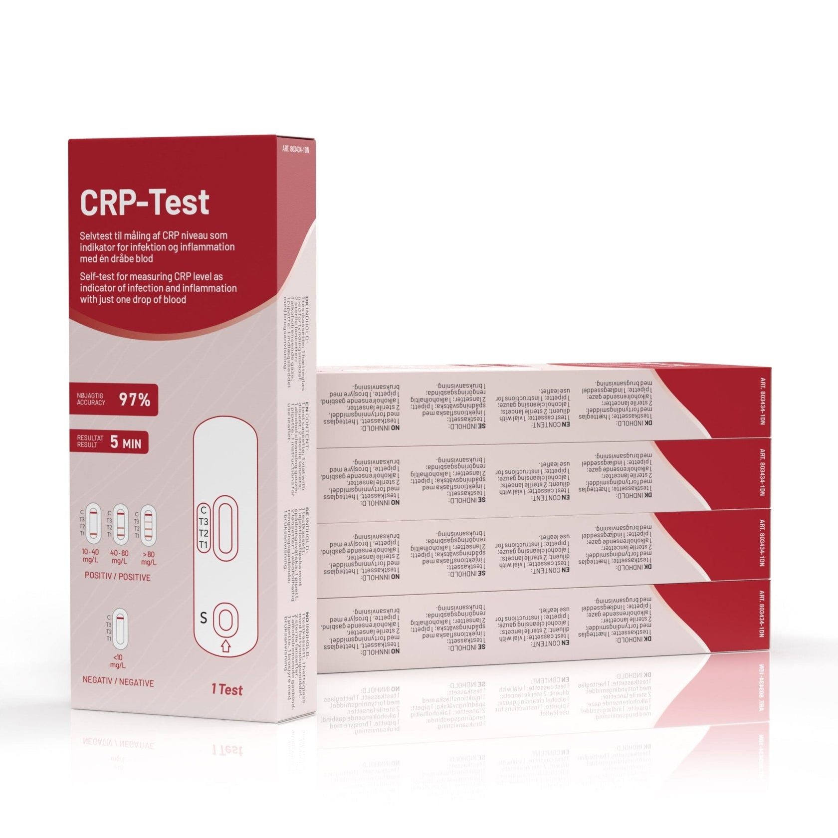 CRP test til infektionstal - Selvtest på 10 minutter – Nordic Tests ApS